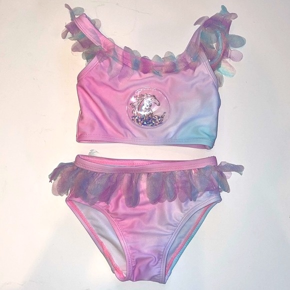 Disney | Swim | Frozen 2 Elsa Bikini Swim Set For Girls Size 4 New ...